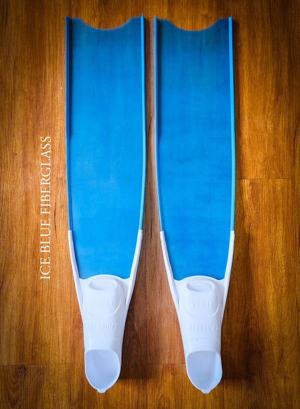 Leaderfins Ice Blue Blades Only – Badfish Dive Gear