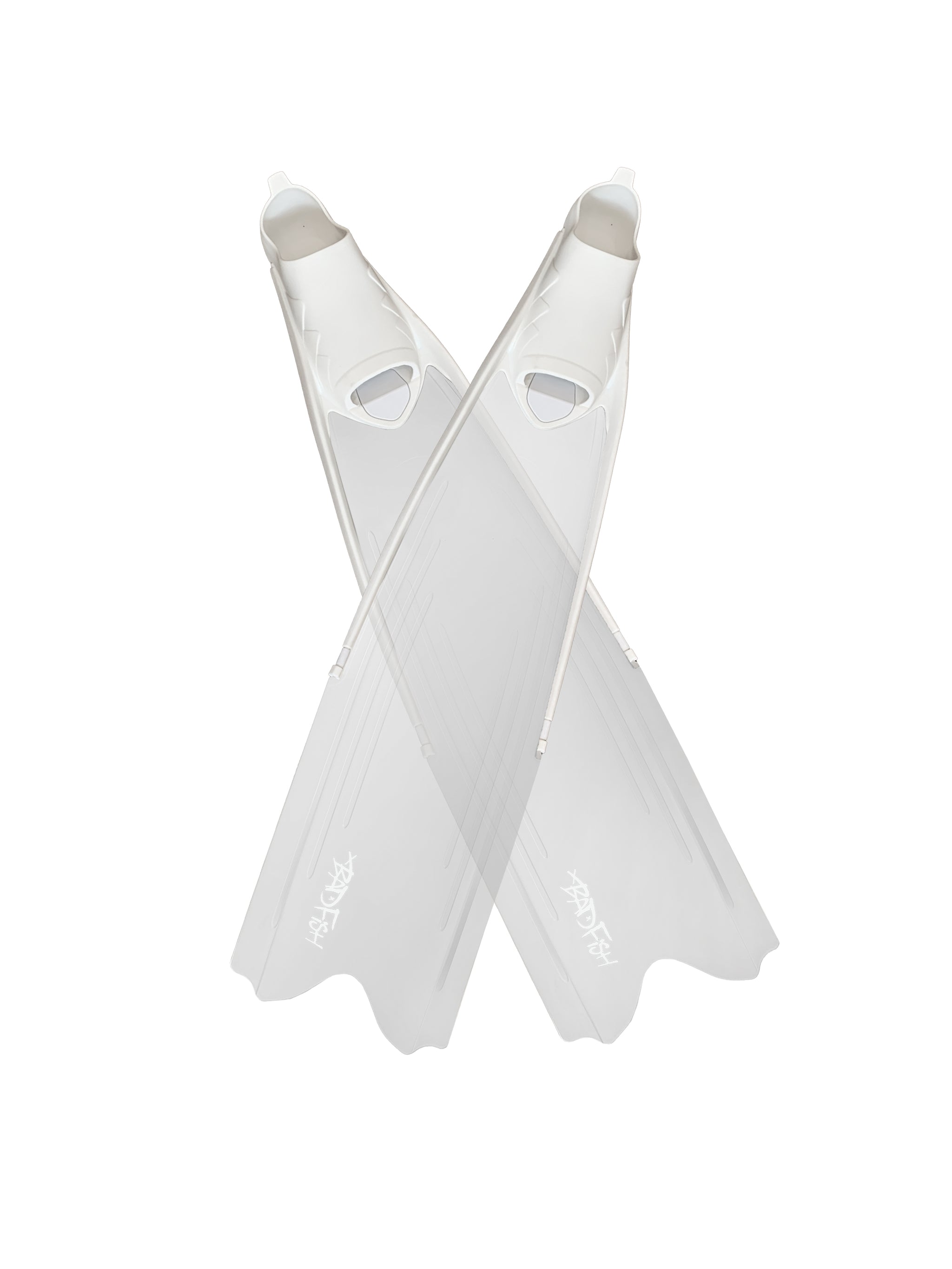 Badfish Long Fins (Haze White) – Badfish Dive Gear